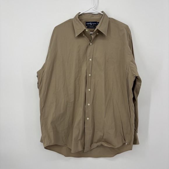 Polo Ralph Lauren | Shirts | Polo Ralph Lauren Marlowe Beige Logo ...